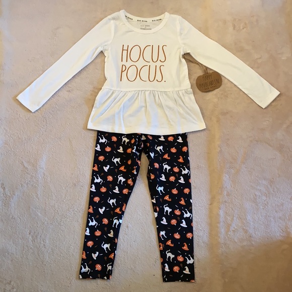 Rae Dunn | Matching Sets | Rae Dunn Hocus Pocus Girls Outfit Size 56 ...